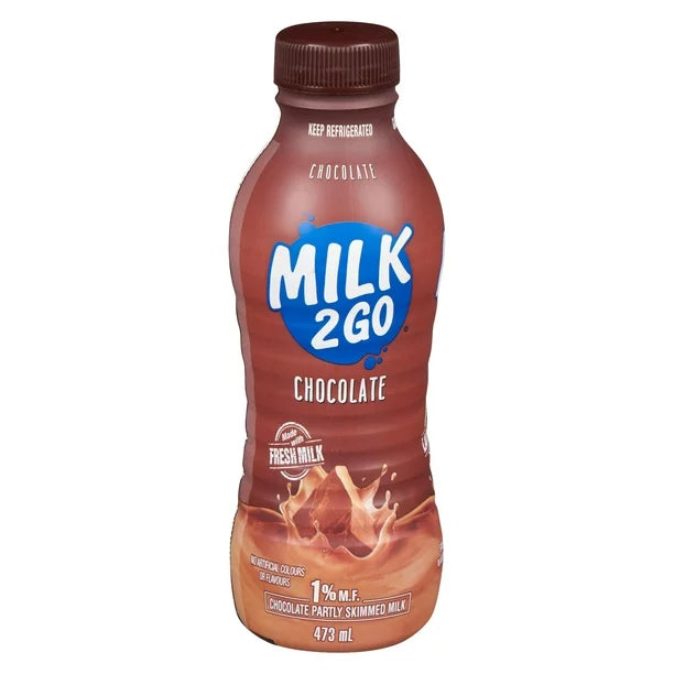 Milk2Go 1% Chocolate Partly Skimmed Milk, 473 mL – The Shop@VGH